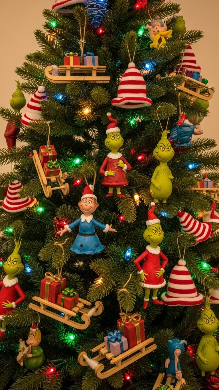 10 Grinch Christmas Tree Ideas - Binet DIY